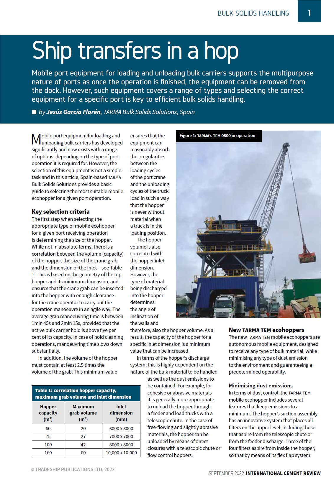 Bulk Solids Handling Equipment Company | Tarmabulk